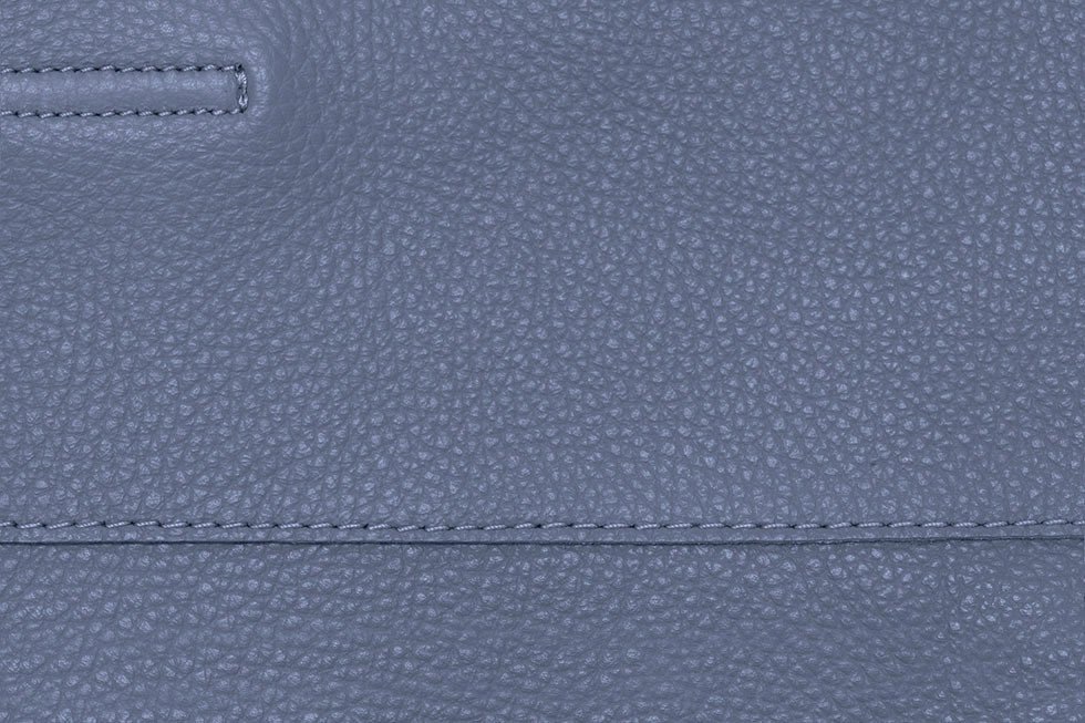 Light Blue Leather Tote Bag-02 | Bags & Fruits